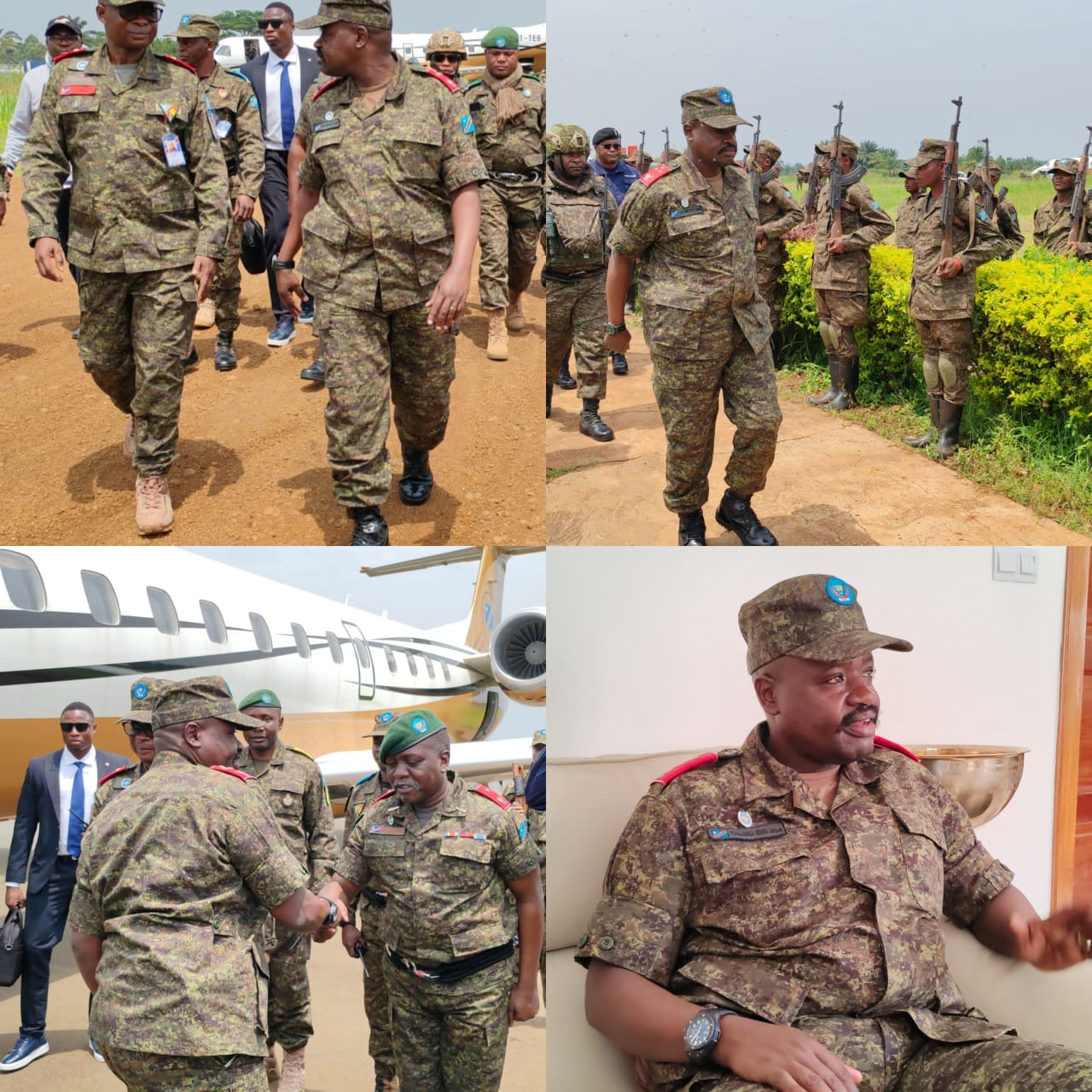 Nord-Kivu : le général YChaligonza en mission d’inspection à Beni après ...